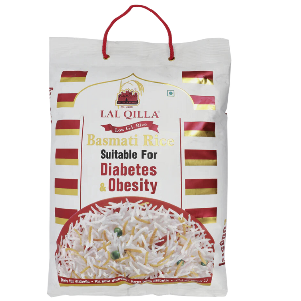 Buy Lal Qilla Diabetics Basmati Rice (5kg) Online - Dalchini