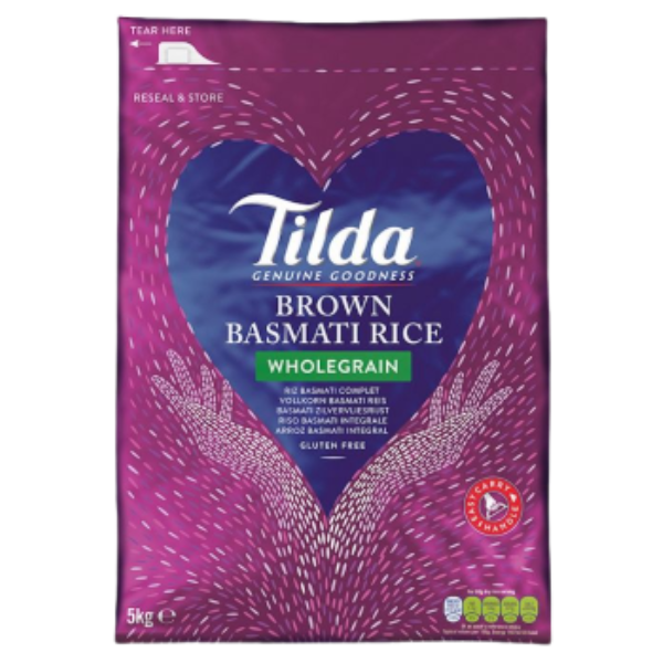Buy Tilda Brown Basmati Rice 5kg Online at the Best Price